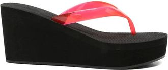 Ancient Greek Sandals Femme, Chaussures, Rouge, Taille: 40 EU Sandale compens&eacute;e