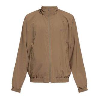 Ferragamo Homme, Vestes, Brun, Taille: M Veste r&eacute;versible avec logo