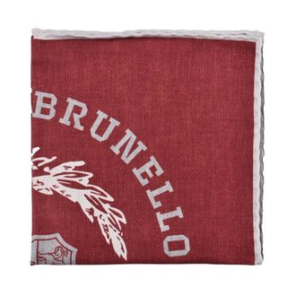 Brunello Cucinelli Homme, Accessoires, Multicolore, Taille: ONE Size Pochette de Costume Monogramme