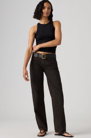 Levi's Low Straight Jeans - Femme - Marron / Over A Cup - 23X29