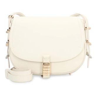 Pinko Pinko, Femme, Sacs, Blanc, Taille: ONE Size Sac bandouli&egrave;re en cuir
