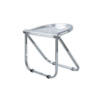 Generic Klarer Acryl-Klappstuhl - armlos leicht und vielseitig f&uuml;r Abendessen, B&uuml;roveranstaltungen und Au&szlig;enanwendungen, modernes transparentes Design f&uuml;r pla