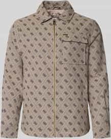 Guess Regular Fit Jacke mit Brusttasche