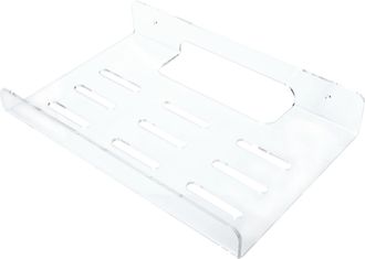 BESPORTBLE Wandmontiertes Router Aufbewahrungsregal aus Robustem Transparent Praktisches Lautsprecher Projektor Regal für Büro Wohnzimmer Schlafzimmer Platzspare