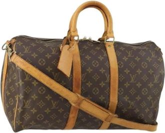 Louis Vuitton unisex, Pre-owned, Brun, Taille: ONE Size Sac Week-End en Toile Pre-owned