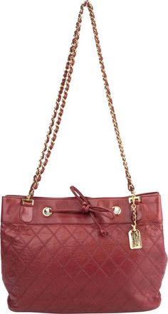 Chanel Crossbody Bags - Chanel Bordeaux Quilted Lambskin Shoulder Bag - Gr. unisize - in Bunt - f&uuml;r Damen