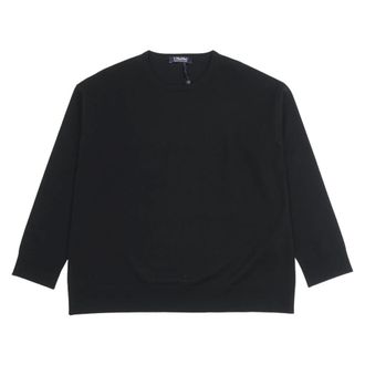 Max Mara Femme, Pulls, Noir, Taille: 44 FR Amburgo Rib-knit Top