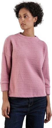 Street One Damen Flauschiges Shirt,Sunrise Pink,40