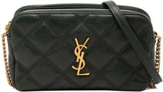 Saint Laurent Sac bandouli&egrave;re vintage Pre-owned - Femme - Pre-owned - Noir - Taille: ONE Size