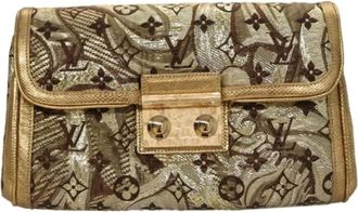 Louis Vuitton Pre-owned Toile pochettes-minaudieres - Femme - Pre-owned - Beige - Taille: ONE Size