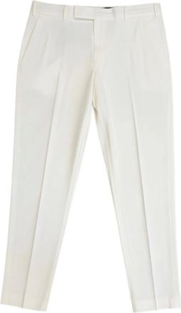 PT01 Pt01, Homme, Pantalons, Blanc, Taille: XL Cropped Pantalons