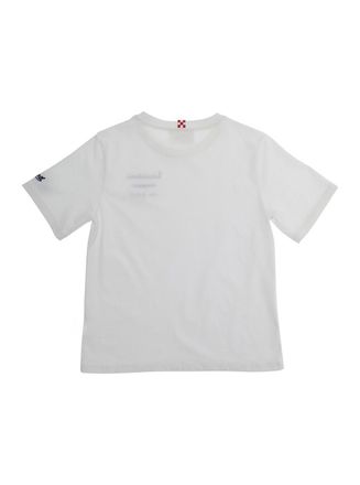 MC2 Saint Barth Boys T-Shirt Portofino Jr White Cotton T-Shirts And Polos