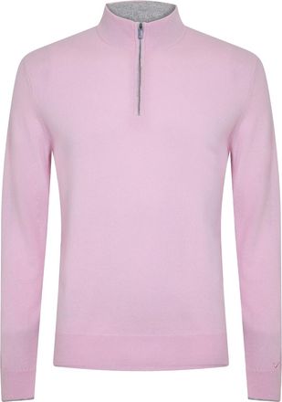 Callaway Pullover Top f&uuml;r Herren, Rei&szlig;verschluss (Pink)