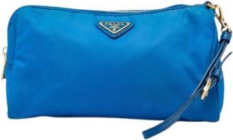Prada Pochette Pre-owned - Femme - Pre-owned - Bleu - Taille: ONE Size