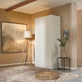 Rauch Orange home24 Drehtürenschrank 91 x 197 x 54cm Weiß/Alpinweiß