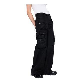 Silvian Heach Femme, Pantalons, Noir, Taille: 38 FR Pantalon Cargo