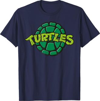 Teenage Mutant Ninja Turtles TMNT Turtle Power Logo Helden Halbschale 80er Jahre Cartoon Vintage T-Shirt