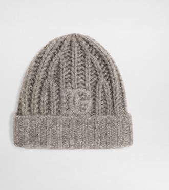Dolce & Gabbana Hut Aus Kaschmir - Mann H&uuml;te Und Handschuhe Grau Tgu