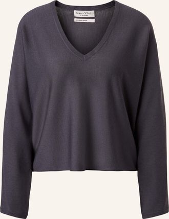 Marc O'Polo Marc Opolo V-Neck-Pullover grau