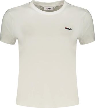 Fila Femme, Tops, Blanc, Taille: 40 FR T-Shirt &agrave; Manches Courtes Trivero