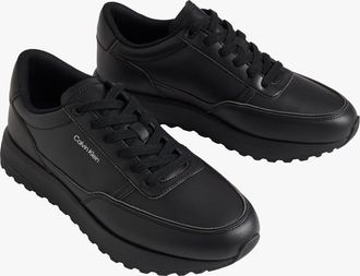 Calvin Klein Baskets &agrave; semelles crant&eacute;es en cuir