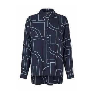 Masai Langarmshirt - - Blouses & Shirts - Damen - Blau - 2XL