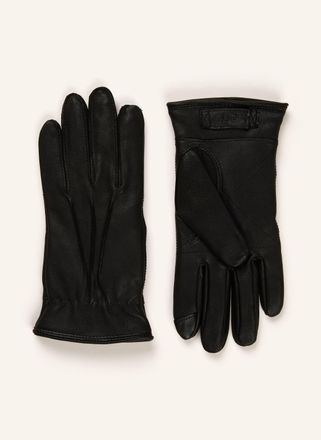 UGG Lederhandschuhe 3 Point schwarz
