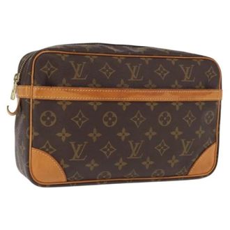 Louis Vuitton Pochette Vintage en Toile Pre-owned - Femme - Pre-owned - Brun - Taille: ONE Size