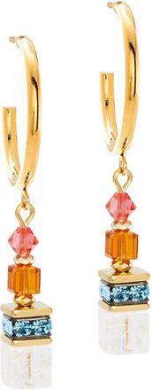 Coeur de Lion Ohrringe - GeoCUBE Fusion Summer Creole - Gr. unisize - in Mehrfarbig - f&uuml;r Damen