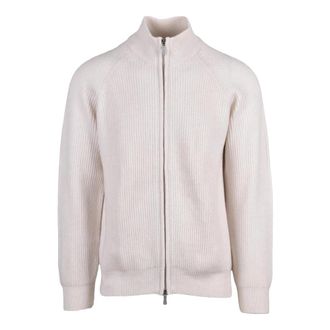 Eleventy Pullover mit Rei&szlig;verschluss - - Knitwear - Herren - Wei&szlig; - XL