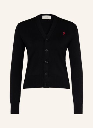 Ami Ami Paris Strickjacke Aus Merinowolle schwarz