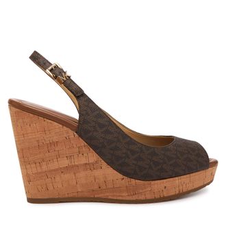 Michael Kors Sandalen MICHAEL Michael Kors Rosie Wedge 40S6RSHS1B Braun