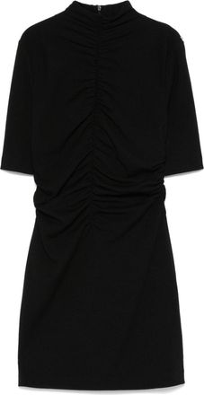 Sportmax Minikleid mit Raffungen - Schwarz