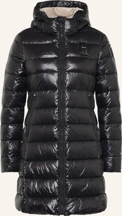 Blauer Steppmantel Adelaide schwarz