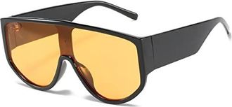 Generic Lunettes De Soleil À Grande Monture For Femmes Et Hommes(Yellow)