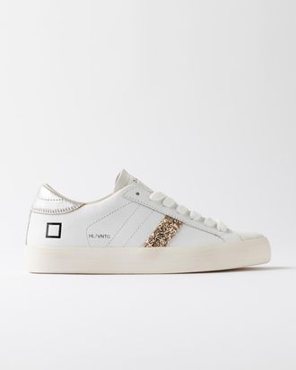 D.A.T.E. hill low vintage white-silver