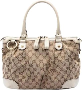 Gucci Pre-owned Sukey - Femme - Pre-owned - Beige - Taille: ONE Size