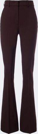 Sportmax Schlaghose aus einem Wollgemisch