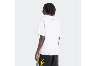 adidas Originals T-Shirt USED OVERSIZED Print T-Shirt, Used-Look, aus Baumwolle
