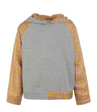 LA PRESTIC OUISTON Pull Orly Coton Gris Dor&eacute;