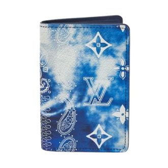Louis Vuitton Porte-cartes de poche Pre-owned - Homme - Pre-owned - Bleu - Taille: ONE Size