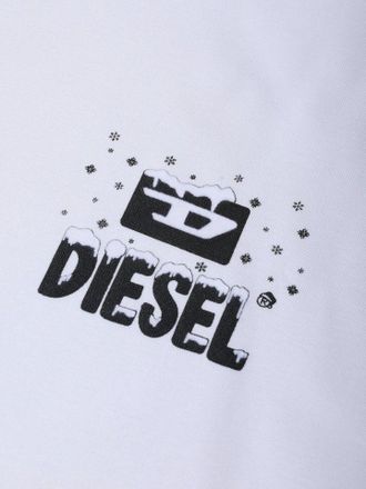 Diesel Rundhalsshirt Loose Fit Relaxed Logo Shirt - T-WASH-XX