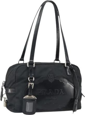 Prada Pre-owned Nylon Hand Bag - - Pre-owned - Damen - Schwarzk - ONE SIZE