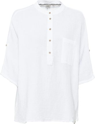 Camel Active Camel Active Womenswear Damen 309821/7s21 Bluse, Off White, XXL