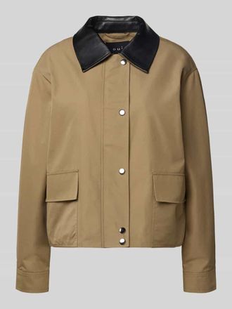 Oui Hemdjacke mit Umlegekragen