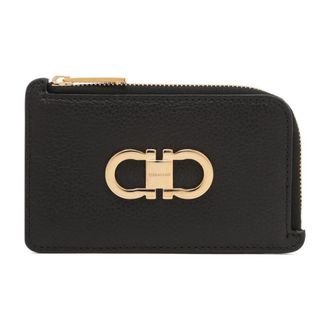 Ferragamo Gancini Kreditkartenetui - - Accessories - Damen - Schwarzk - ONE SIZE