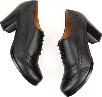 Will&rsquo;s Vegan Store Damen vegan Brogues City Schwarz