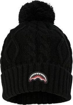 Sprayground Sprayground | Black Knit Puff Beanie