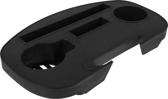 Milisten Getr&auml;nkehalter Zubeh&ouml;r f&uuml;r Liegestuhl und Sonnenliege Wetterfester Kunststoff Becherhalter mit Tablettaufsatz Kompatibel f&uuml;r Camping und Gartenst&uuml;hle