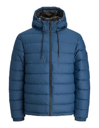 Jack & Jones Jcopoint PU Puffer Jacket BF Veste, Titane, S Hommes